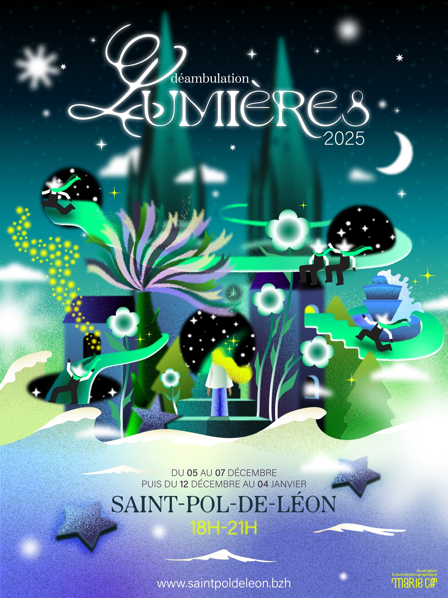 Les Illuminations de Noël à Locronan - Récréatiloups Finistère
